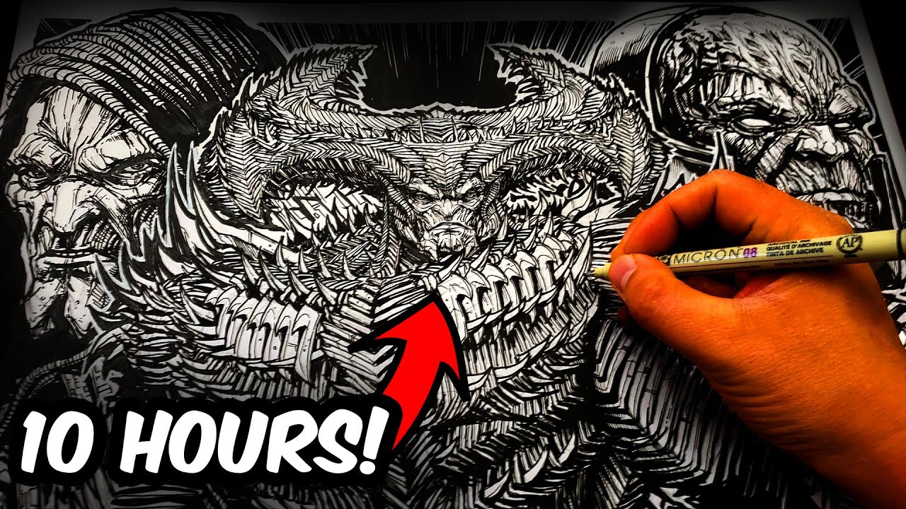 Spilling coffee on a 10 hour drawing?