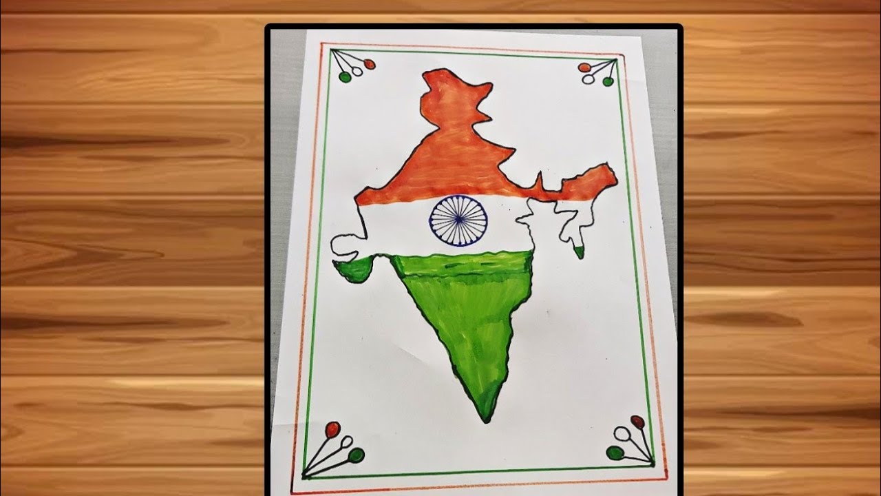 how to draw India map, easy india map drawing,India DRAWING, - YouTube