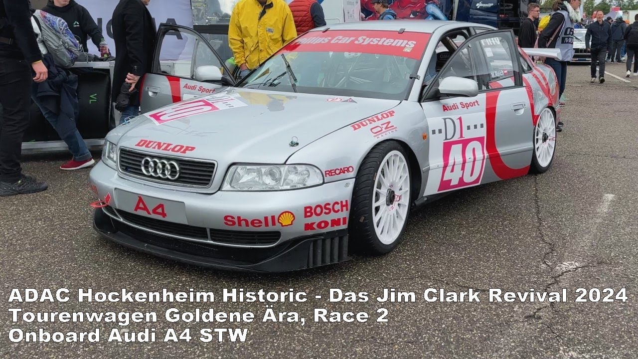 Onboard Audi A4 STW Tourenwagen Goldene Ära Race 2 ADAC Hockenheim ...