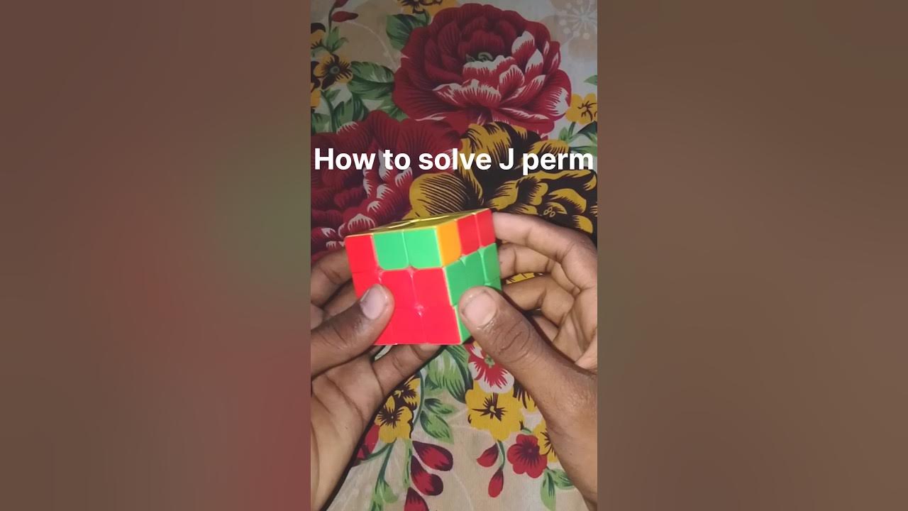 How to solve J perm on rubik's cube#rubikscube #ytshorts #shorts - YouTube