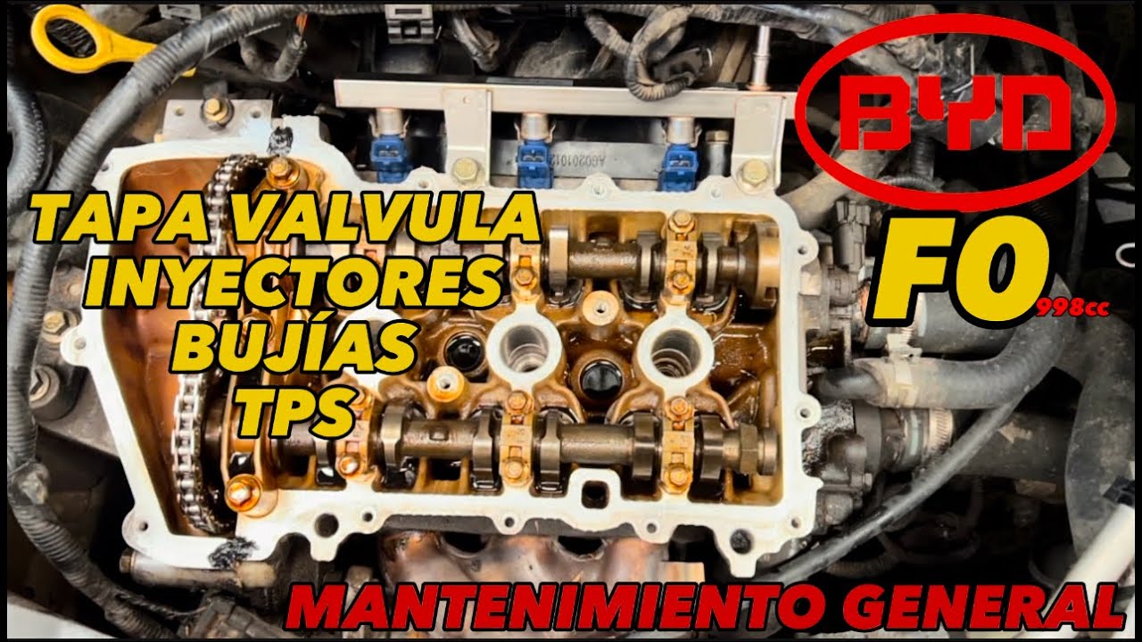 BYD F0 MANTENIMIENTO GENERAL | TAPA VALVULA, SINCRONIZACIÓN AL SISTEMA ...