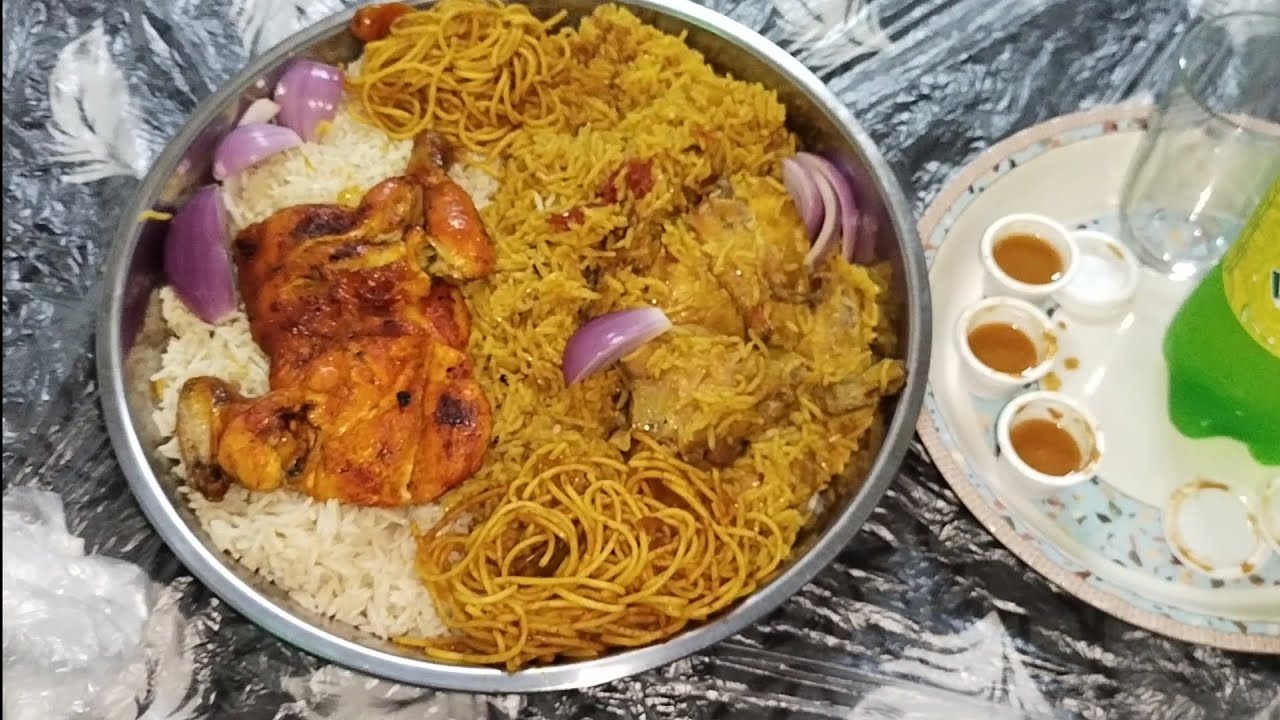 Chicken bukhari Shuwaya🤤🤤😔🥰🥰🥰 and Chicken Mazghoot - YouTube