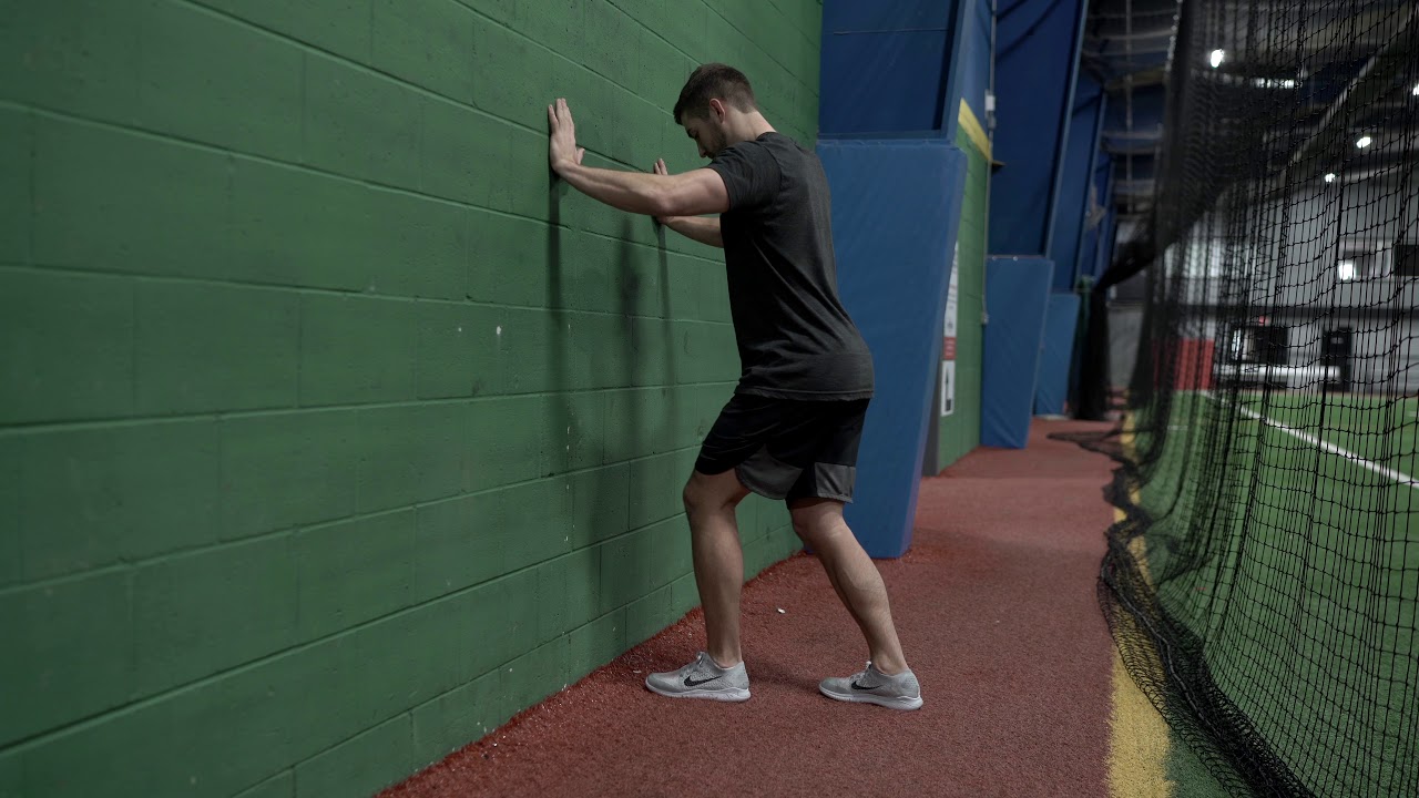 Ankle Glide at Wall [Knee To Wall Ankle Mobilization] - YouTube