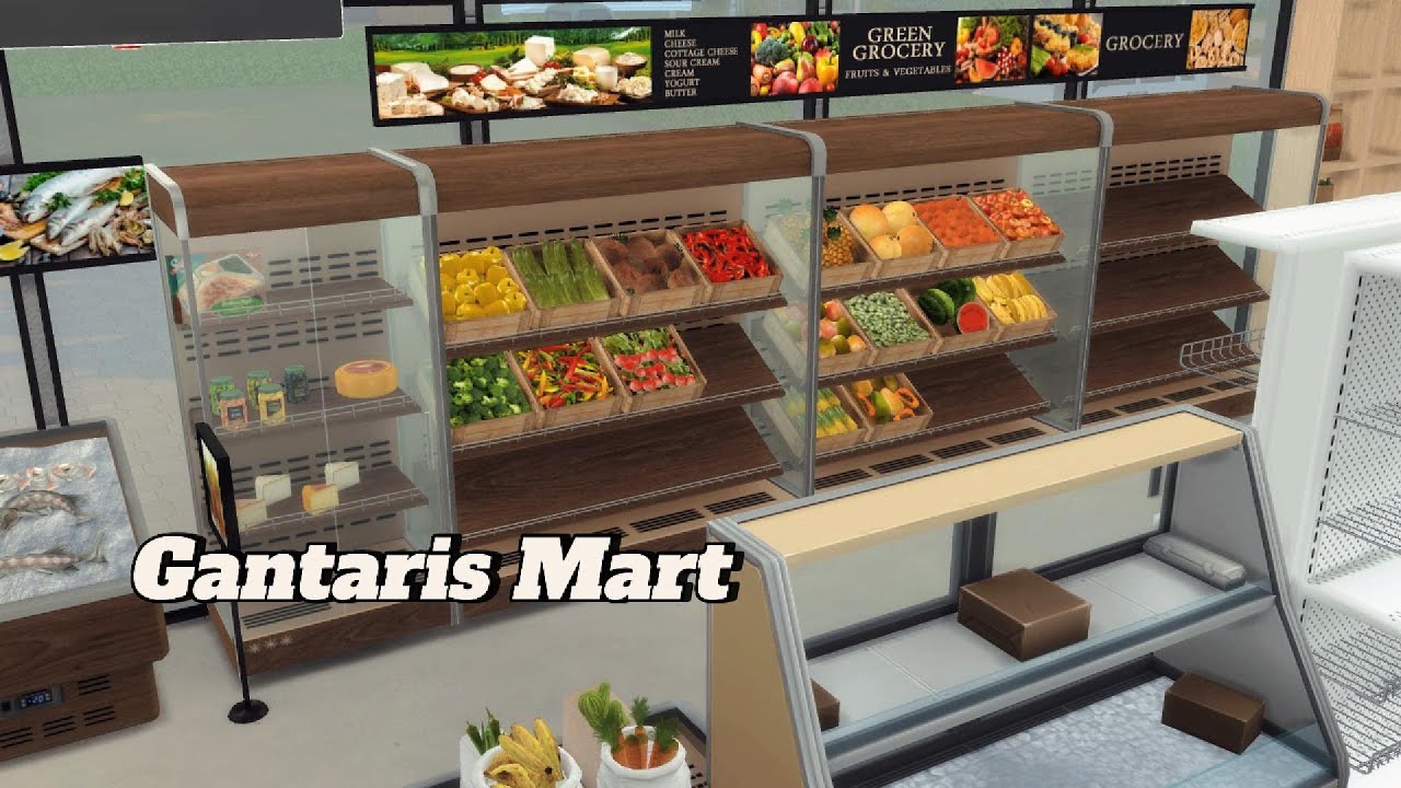 GROCERY / MINI MART / THE SIMS 4 eps 1 - YouTube