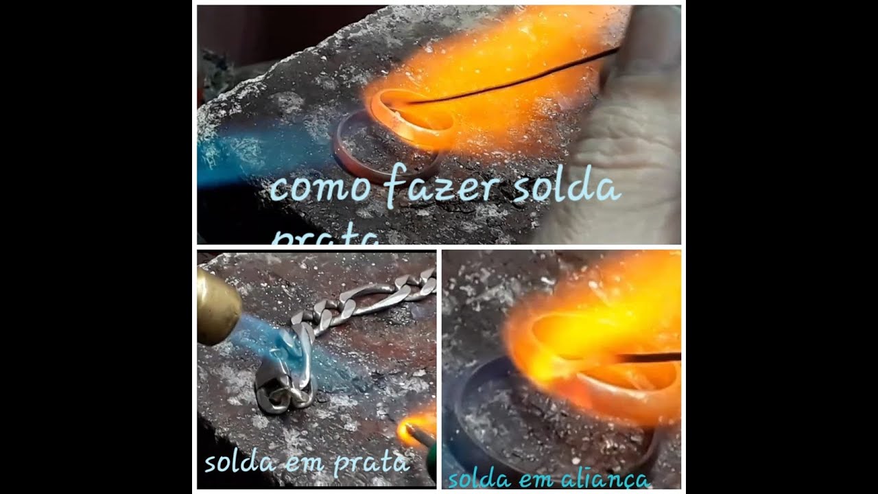 FAÇA VOCÊ MESMO , SOLDA PRATA E BROZE ALUMÍNIO. - YouTube