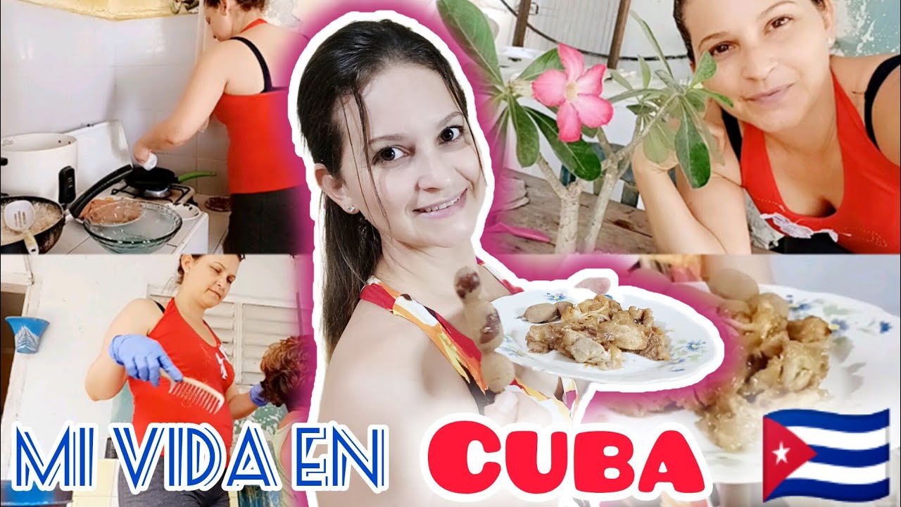 Un día conmigo viviendo en Cuba 🇨🇺 como ama de casa. Cociné algo que ...