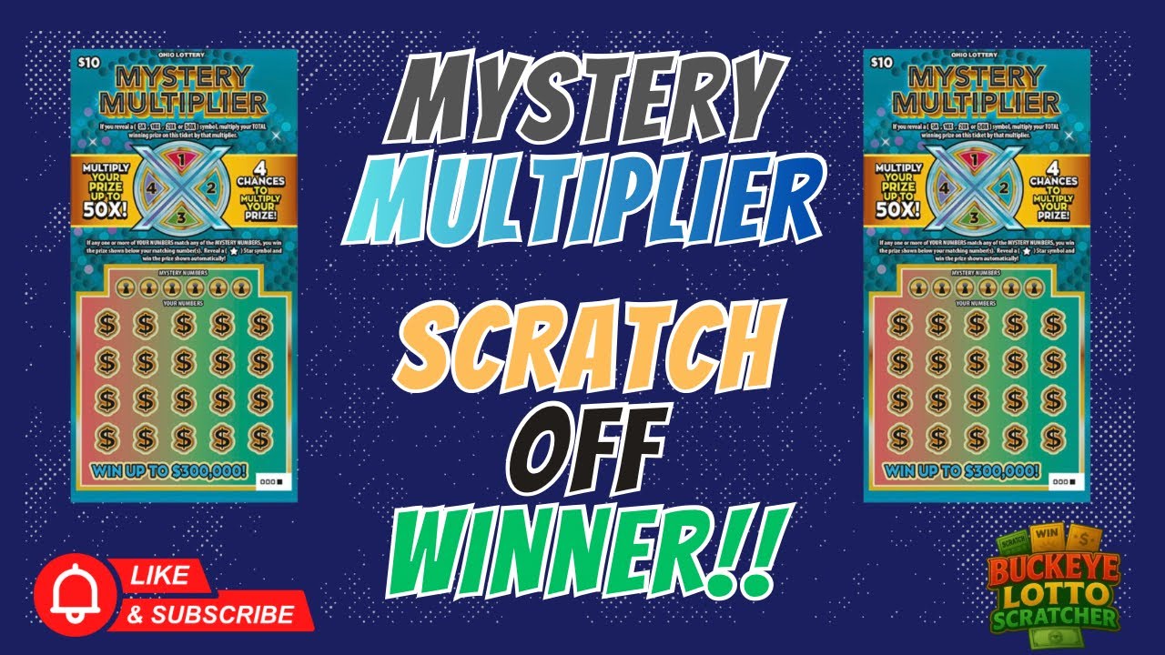 MYSTERY MUlTIPLIER SCRATCH OFF WINNER!! Ohio Lottery Tickets!!🍀🍀🍀#win # ...