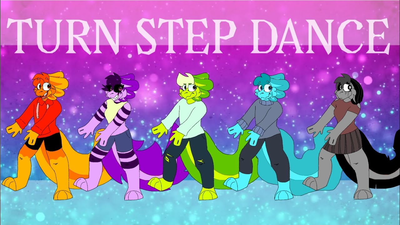 TURN STEP DANCE - animation meme - YouTube