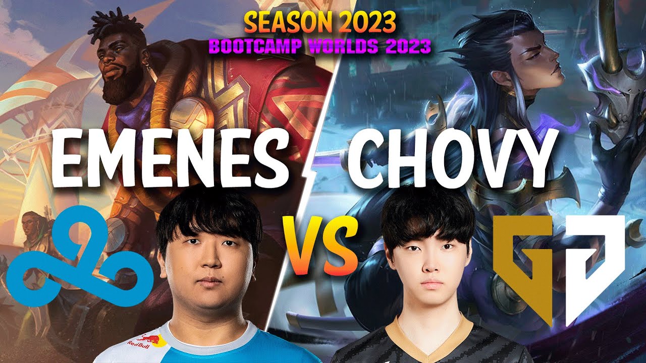 C9 EMENES vs GEN Chovy - Emenes K'SANTE vs Chovy YONE Mid (Bootcamp ...