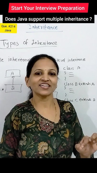 Does Java Support Multiple Inheritance? #shorts #youtubeshorts #viral - YouTube