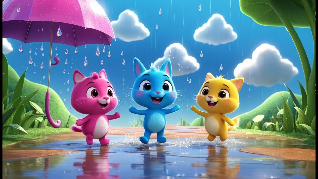Splish Splash Sparkle Like a Jellybean | Fun Water Play Song for Kids ...