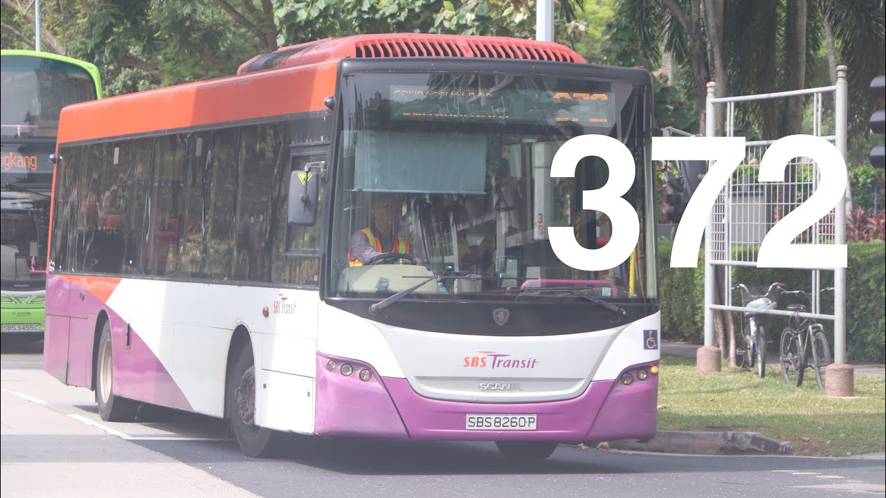 [SBST] SBS8260P on Service 372 - Scania K230UB Euro 4 Batch 2 - YouTube