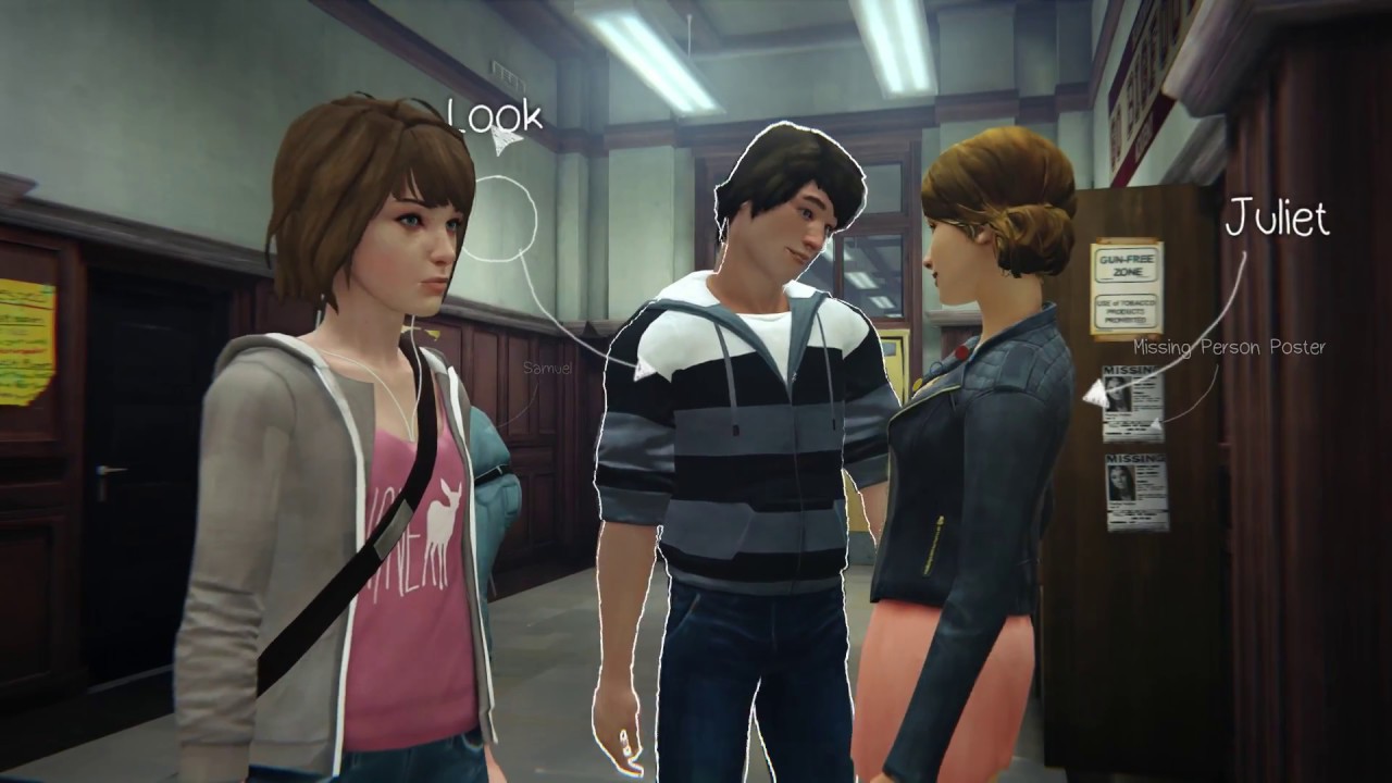 Life Is Strange: Blackwell hallway Intro scene - YouTube