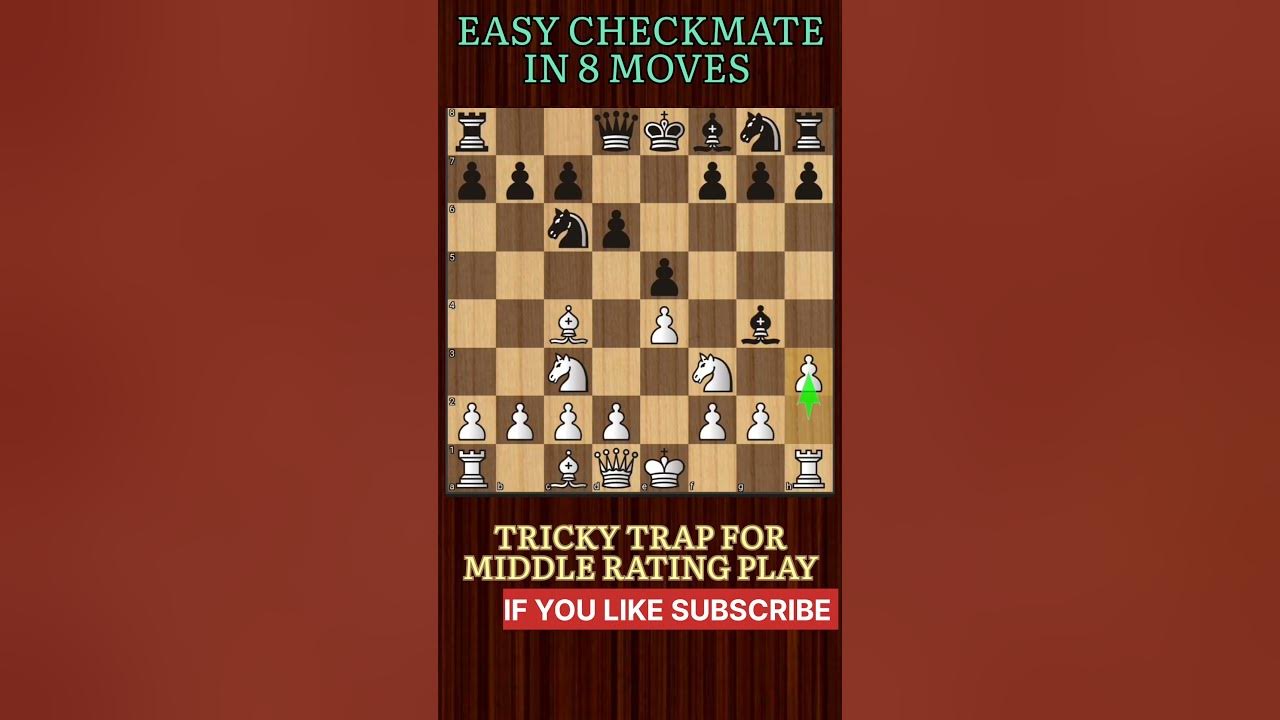 EASY CHECKMATE IN 8 MOVES - YouTube