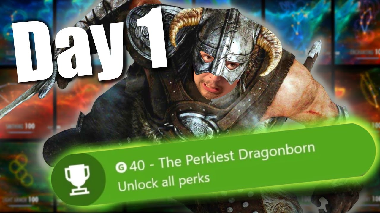 Leveling up EVERY Skill in Skyrim (Max Level!!! (Day 1) - YouTube