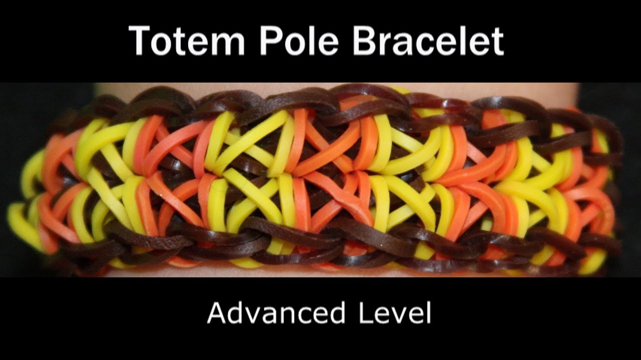 Rainbow Loom® Totem Pole Bracelet - YouTube