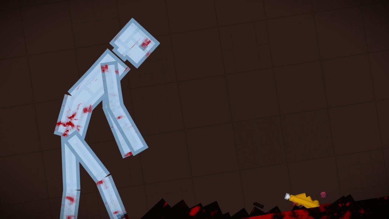 Android steps on human (People playground animation) - YouTube