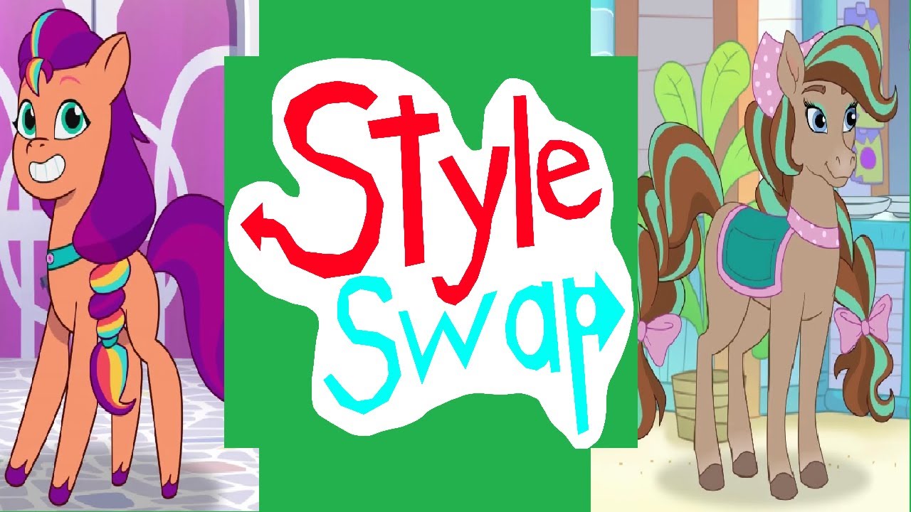 Style Swap: Sunny Starscout (My Little Pony) and Coco (Wild Manes ...