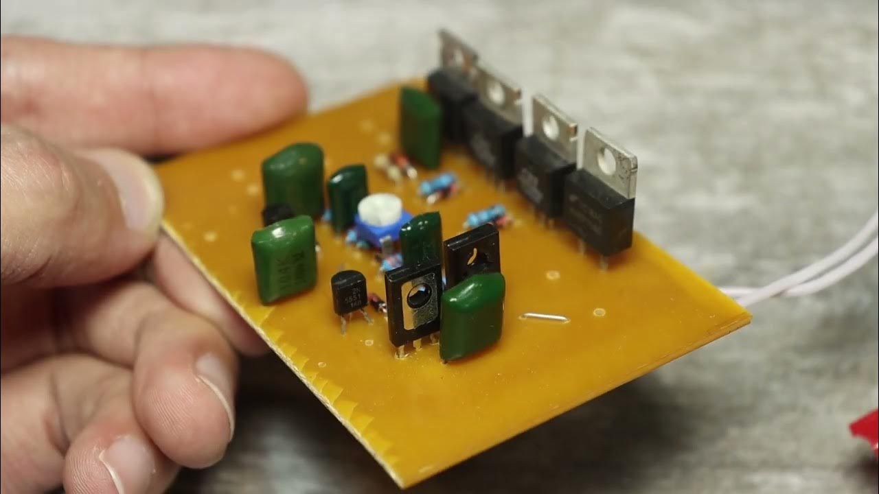 Transistor PWM Motor Speed Controller - YouTube