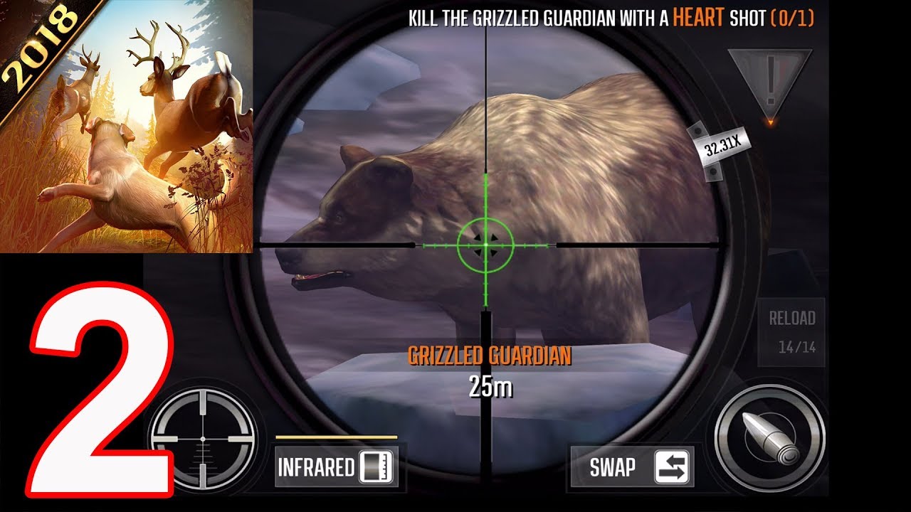 Deer Hunter 2018 - Gameplay Walkthrough Part 2 - Gunning Region 1 (iOS ...