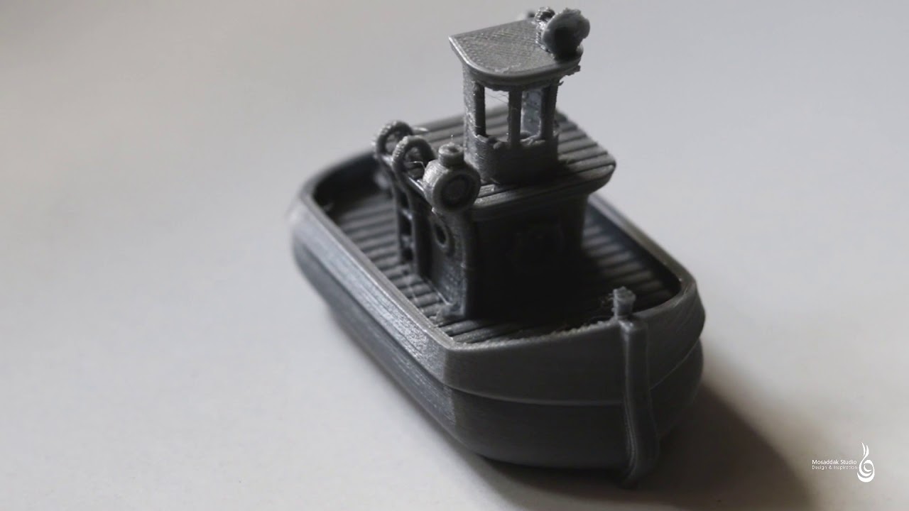 3D Printed Boat from ThingIverse - - YouTube