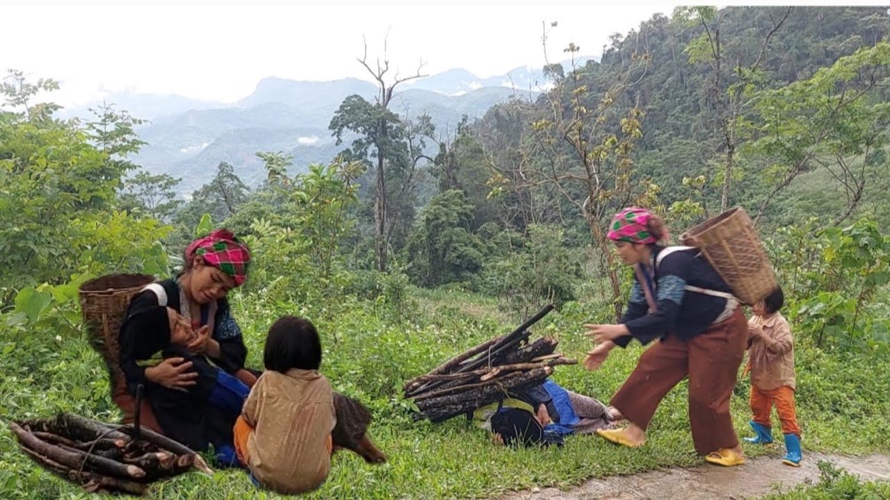 The kind poor girl helped the old lady who fainted on the street |Lý ...