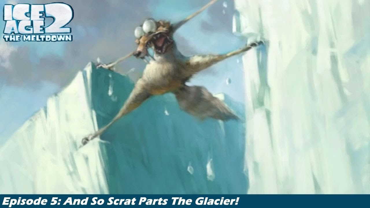 Ice Age 2 The Meltdown (PS2) Episode 5: And So Scrat Parts The Glacier ...