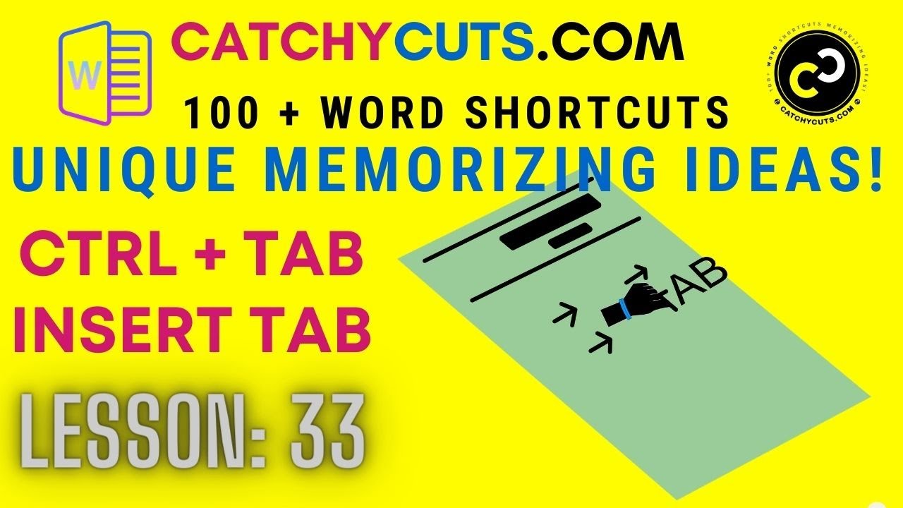 MS WORD Insert Tab Ctrl Tab Unique Memorizing Ideas Plus 100 ms-word-insert-tab-ctrl-tab-unique-memorizing-ideas-plus-100