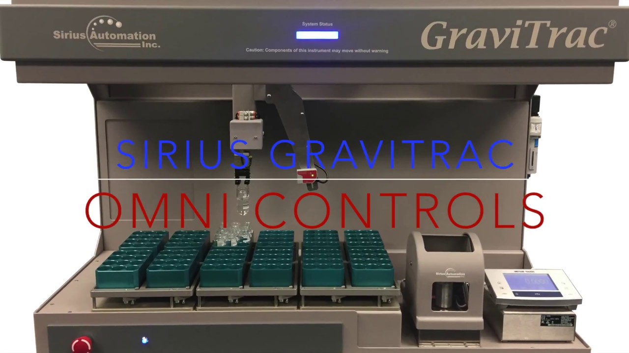 Sirius GraviTrac Weighing Robot with OMNI Controls - YouTube