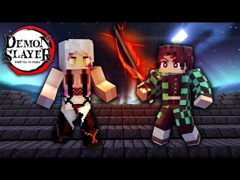 Daki Vs Tanjiro In Minecraft Demon Slayer Mod - Minecraft Anime Mods (1 ...