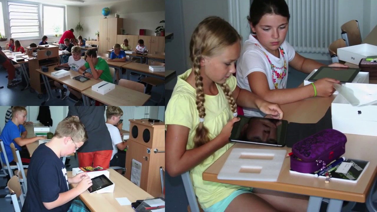Unsere iPad Klassen starten durch - YouTube