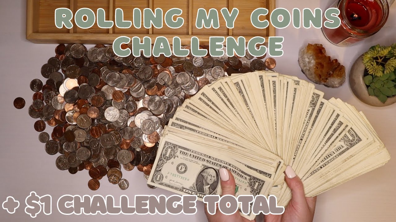 Rolling My Coins! | Change Challenge Completed for 2023 | 24 Year Old ...