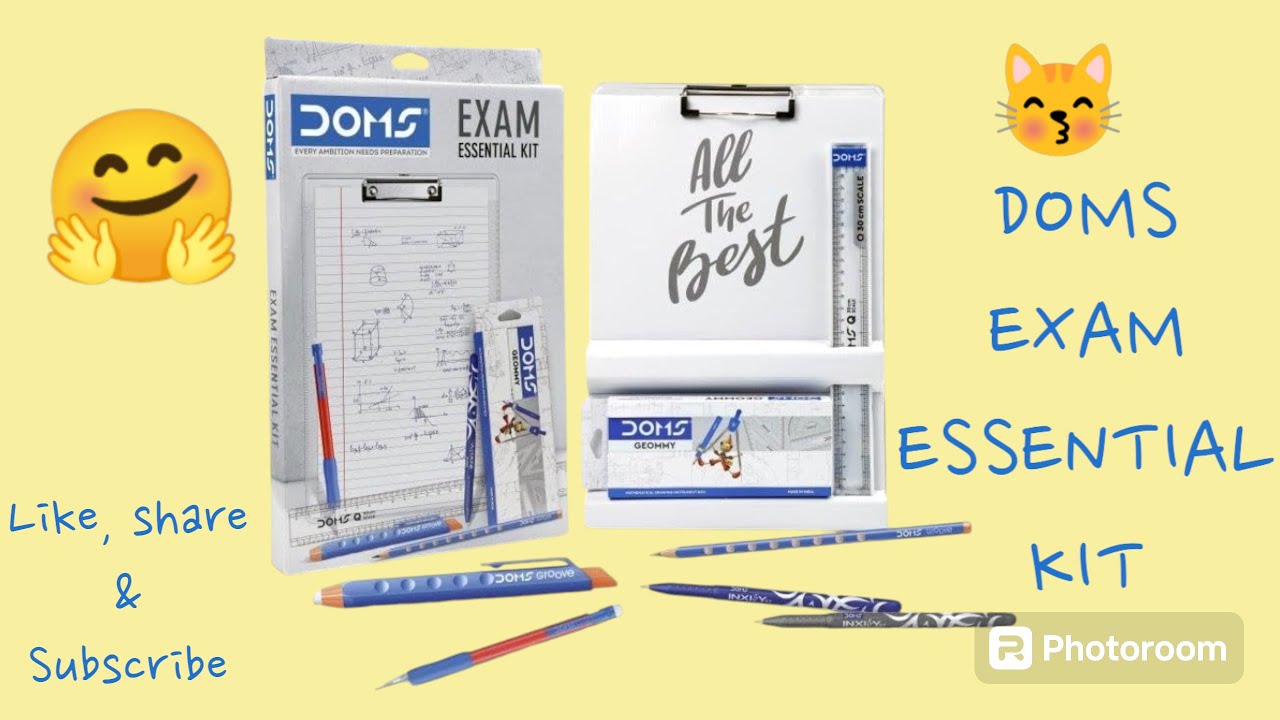 Doms Exam Essential kit | Doms exam kit| Doms Kit | Doms stationery ...