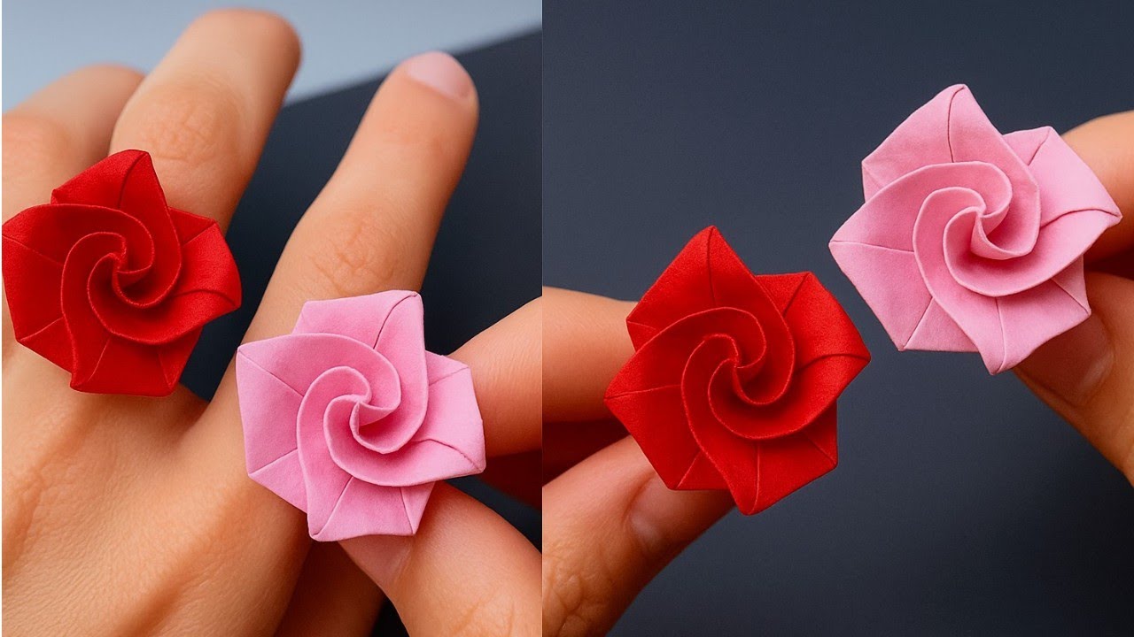 DIY Paper Ring 💍 | Easy & Beautiful Paper Jewelry | Best Handmade Ring ...