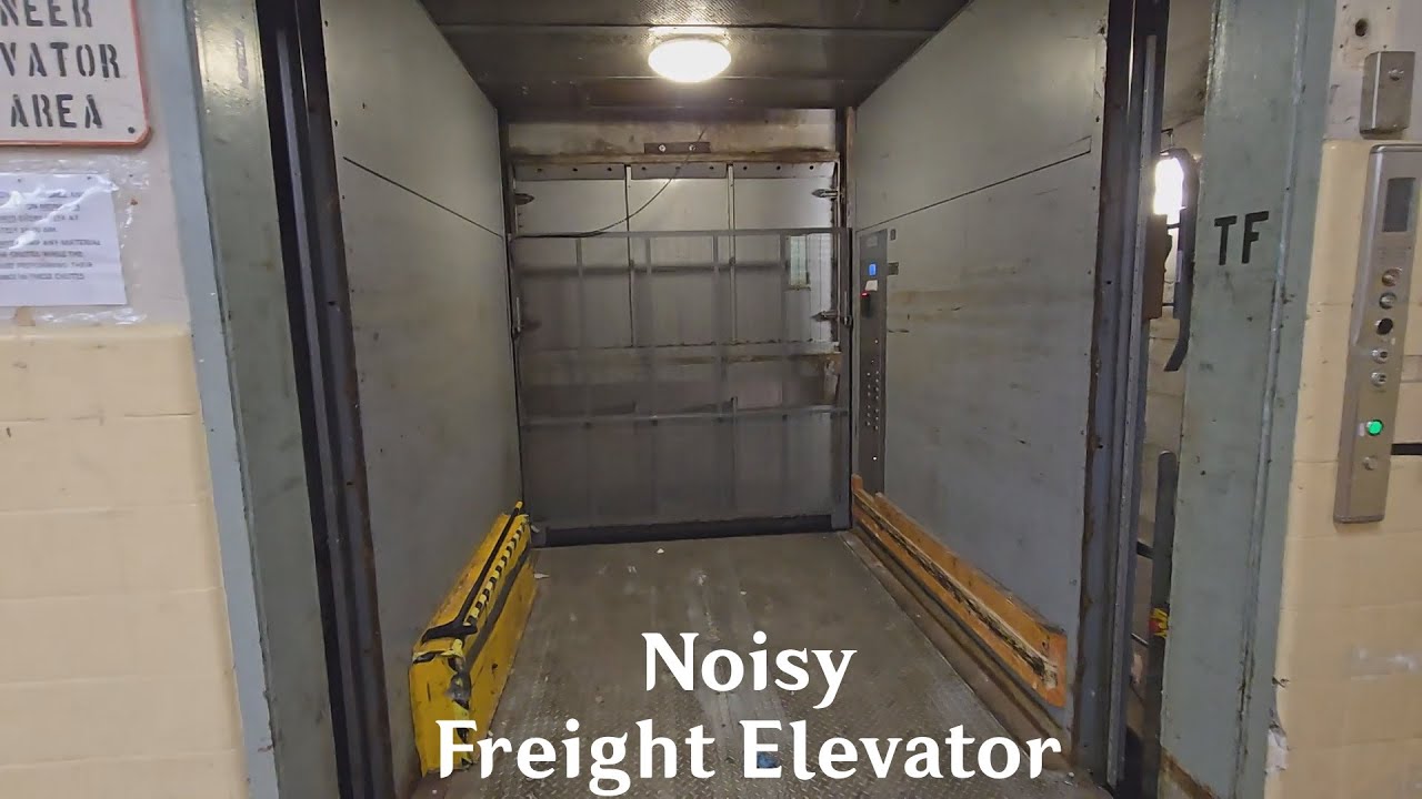 Grotty and Noisy!! Otis Traction Freight Elevator at Vancouver General ...
