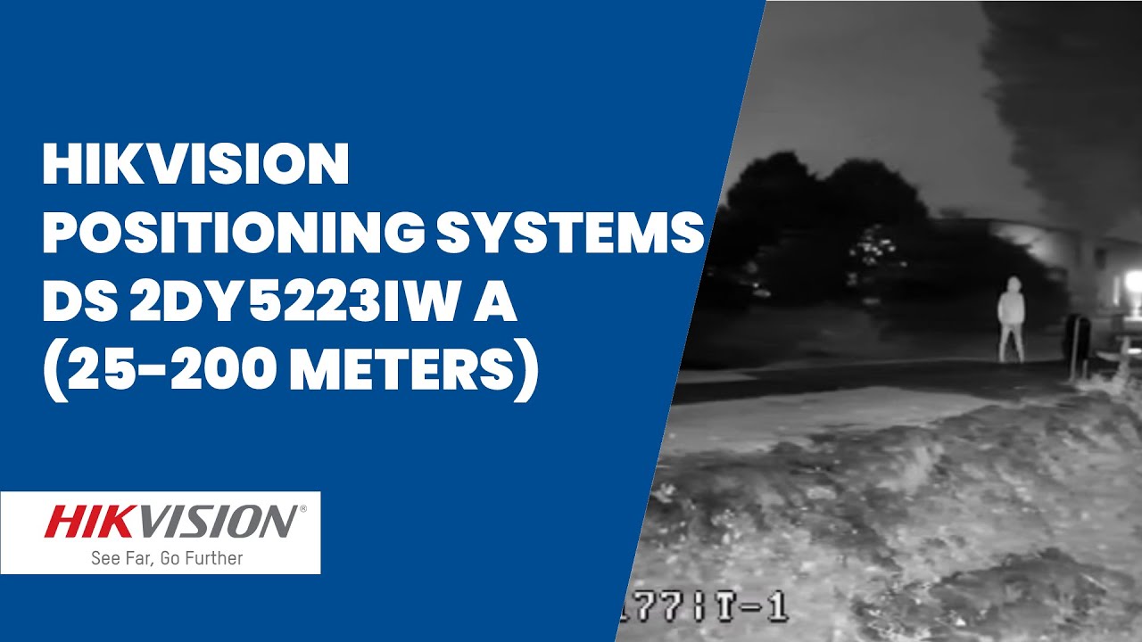 Hikvision Positioning Systems DS-2DY5223IW A (25 - 200 meters) - YouTube