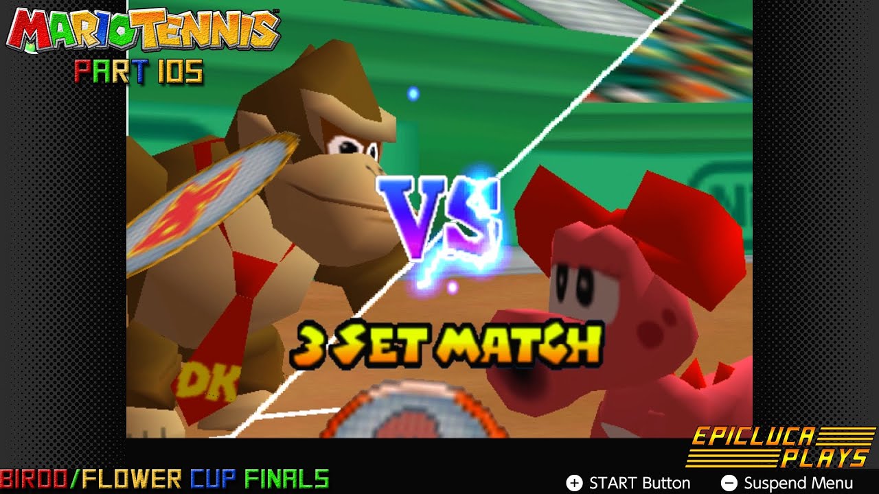 Mario Tennis Part 105 - Birdo/Flower Cup Finals (N64 Online) | EpicLuca ...