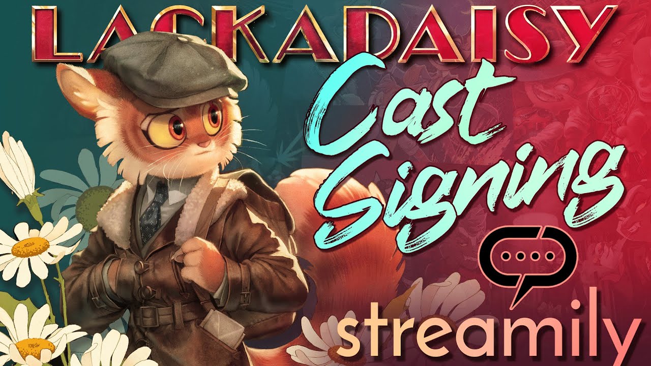 Lackadaisy Streamily Signing - YouTube
