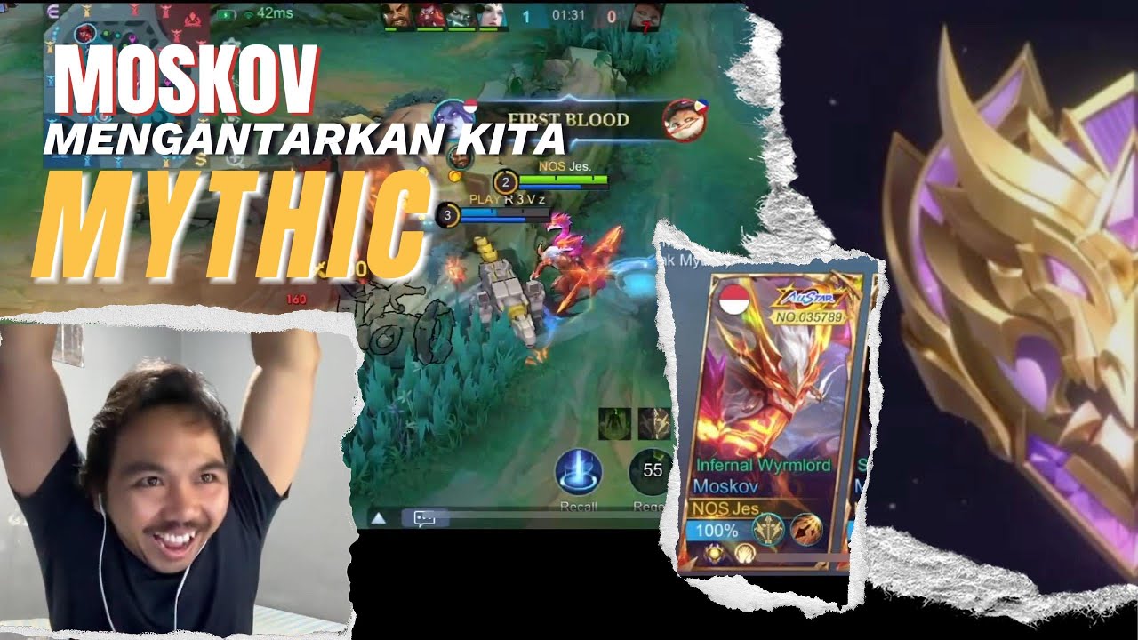 MOSKOV || AKHIRNYA KITA SAMPAI DI MYTHIC !!! - YouTube
