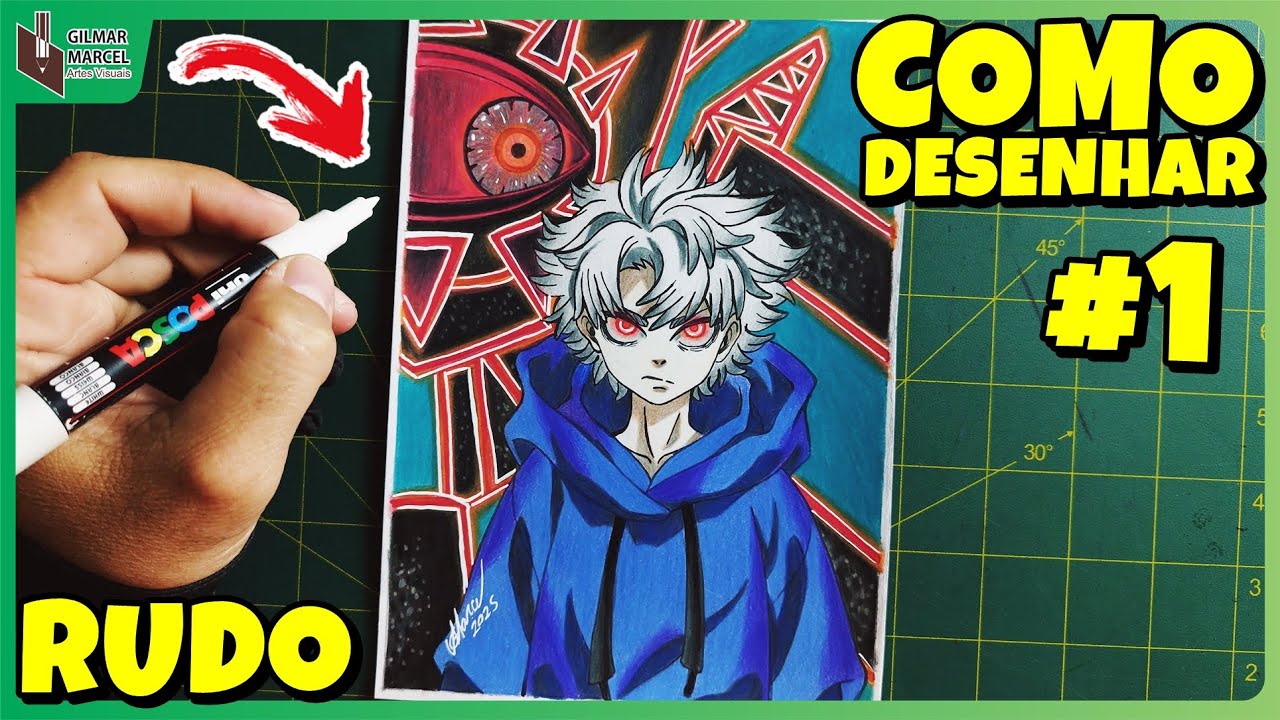 Como desenhar o Rudo de Gachiakuta passo a passo completo - 1 - YouTube