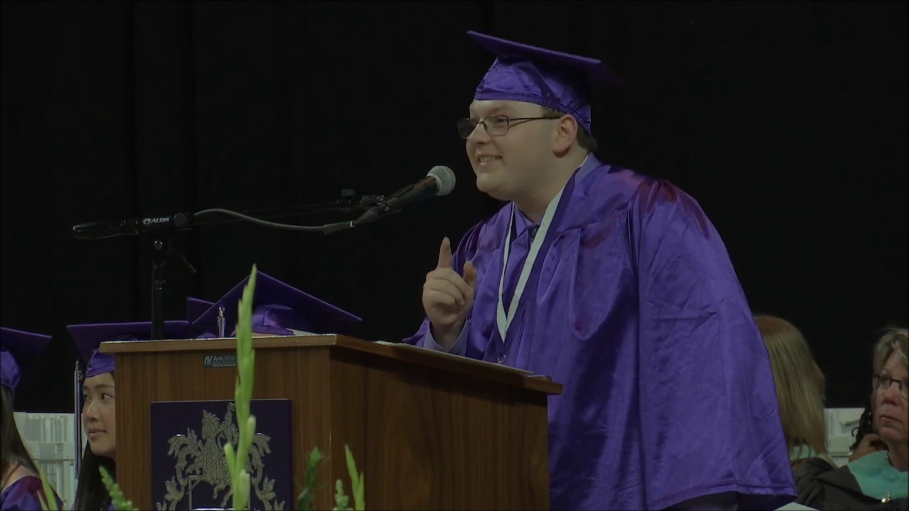 Benny Blue — 2019 Graduation Speech - YouTube