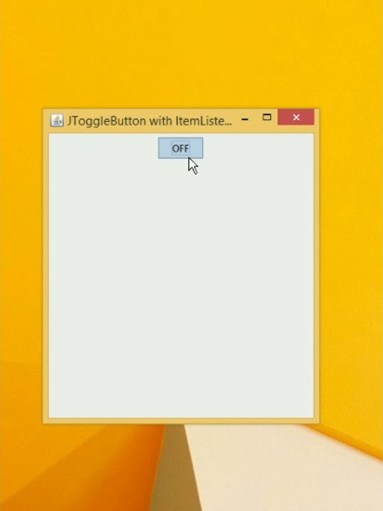 Java Frames Toggle Button Example in Tamil for One Minute - YouTube