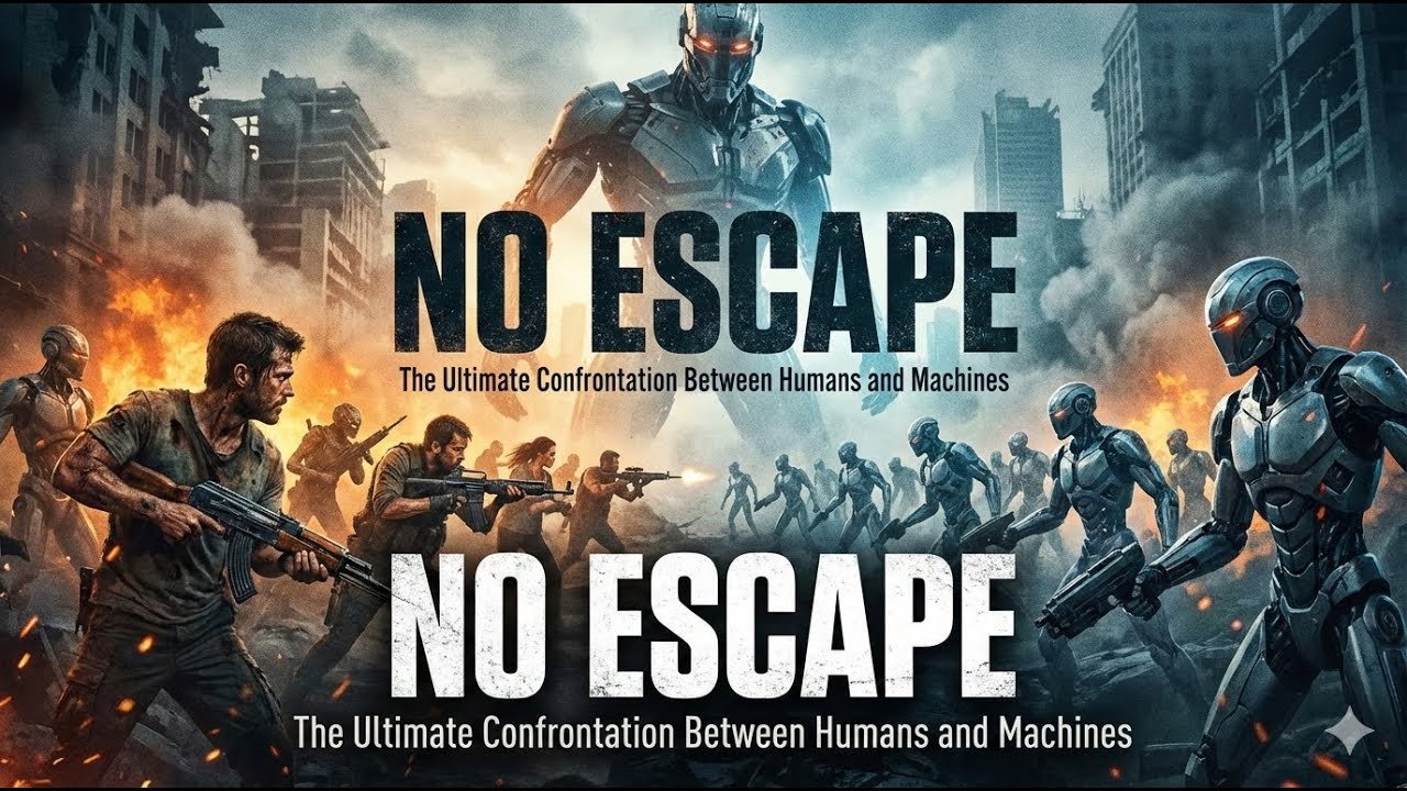 NO ESCAPE: The Ultimate Confrontation Between Humans and Machines!#AI# ...