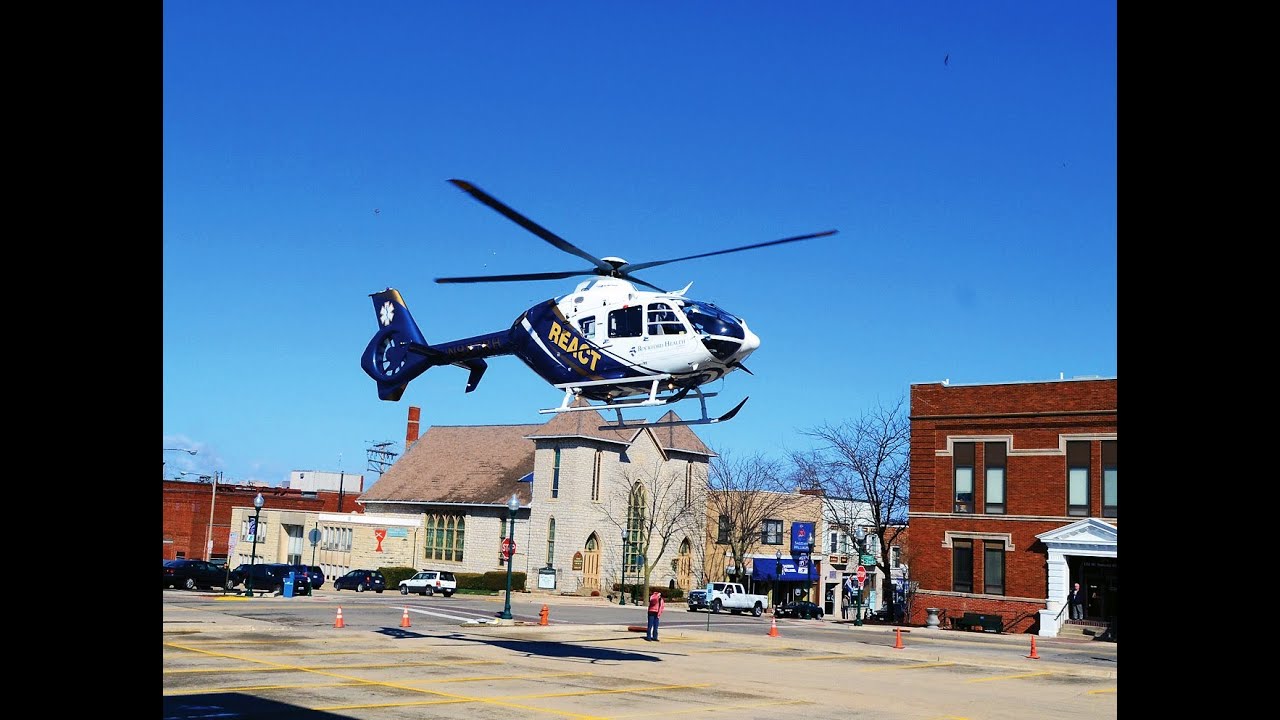 REACT helicopter in Dixon - YouTube