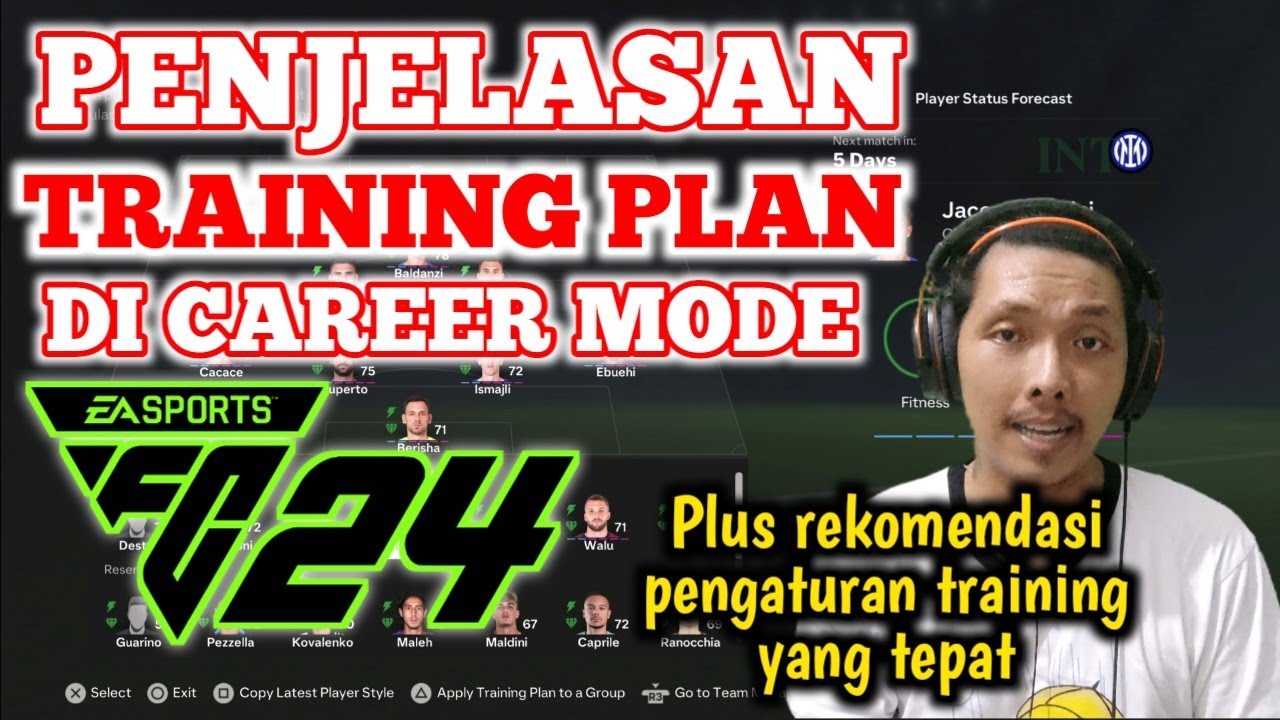 Penjelasan TRAINING PLAN di career mode EA FC 24. EA Sports FC 24 | Ryu ...