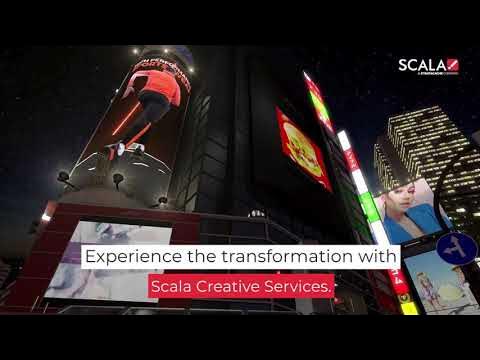 Introducing Scala Creative Services for Digital Signage - YouTube