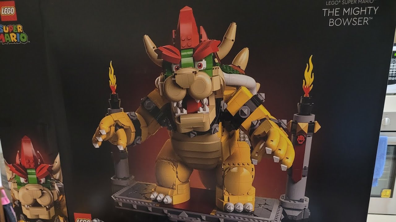 The Mighty Bowser Lego Build - YouTube