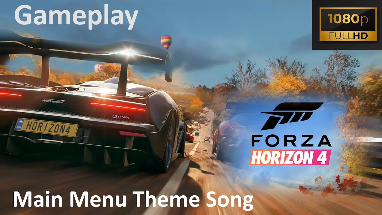 Forza Horizon 4 Amazing Gameplay |Main Menu Theme Song and Opening I ...