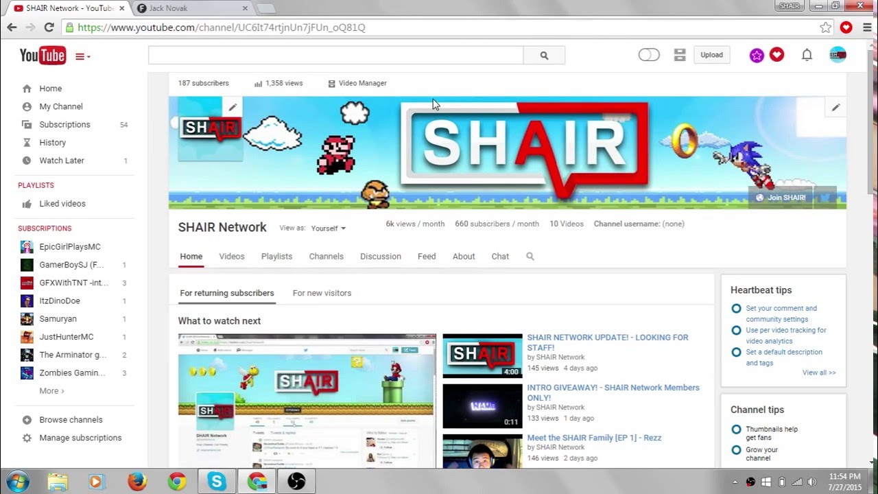 How to SHAIR - Upload Defaults - YouTube