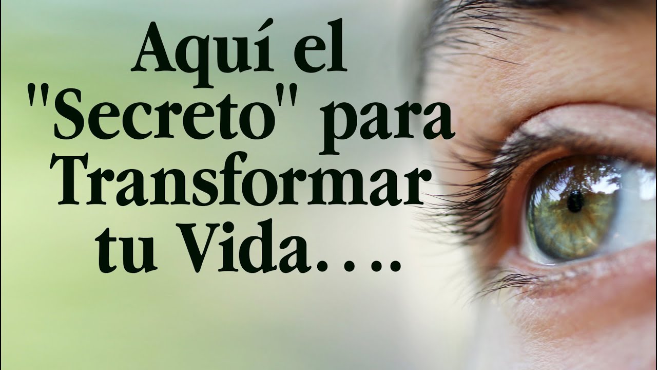 Algo es seguro es que si puedes transformar tu vida - YouTube